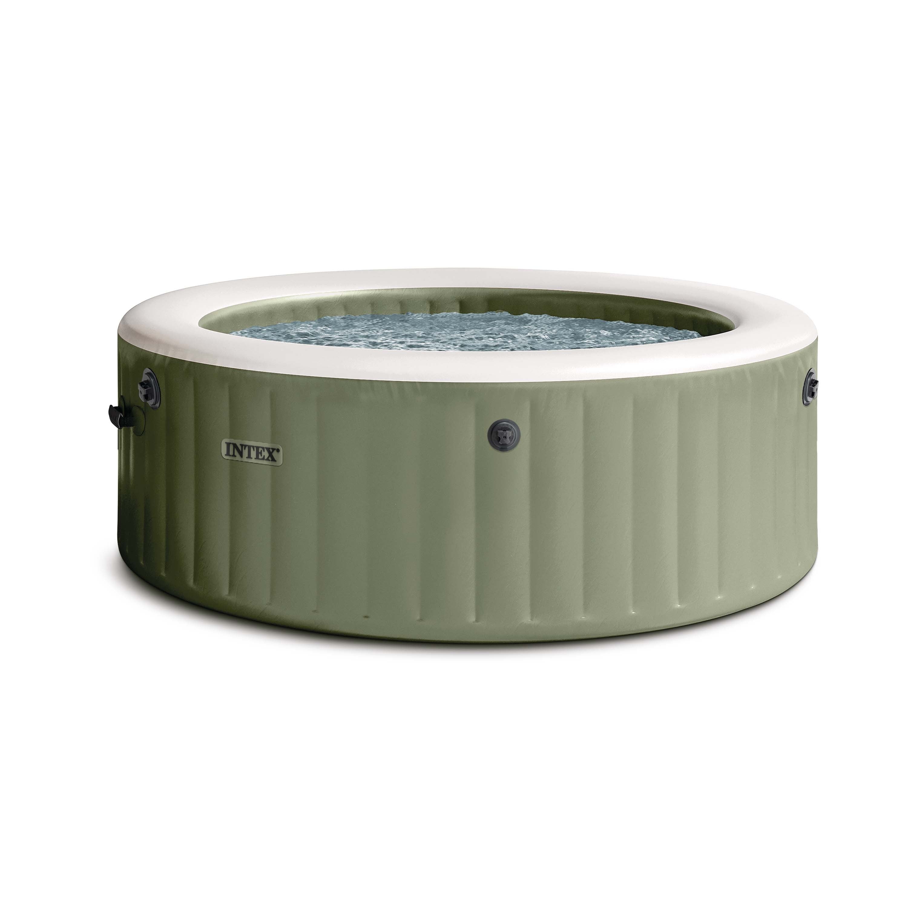 Intex 28426 Pure Spa Bubble Massage 196x71cm 4 Posti Con Pompa, Riscal ...